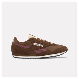 Sneaker Reebok CLASSIC "CLASSIC AZ", Herren, Gr. 44, simple braun, simple braun, schwarzberry, Leder, Synthetik, Textil, Schuhe Sneaker
