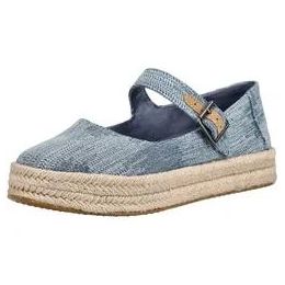 Toms Shoes Espadrille TOMS "TOMS Halbschuhe Textil", Damen, Gr. 39, blau, Textil, Schuhe Espadrille