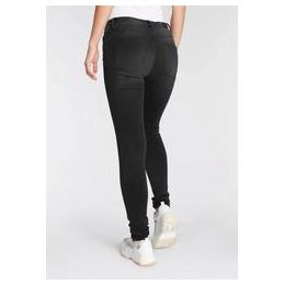 Skinny-fit-Jeans Only "ONLPAOLA &ndash; Extra-eng geschnittene Jeans mit figurformender Silhouette", Damen, Gr. XS (34), L&auml;nge 32, grau (grau denim), Denim/Jeans, Obermaterial: 64% Baumwolle, 31% Polyester, 3% Viskose, 2% Elasthan, unifarben, skinny fit, Jeans 5-Pocket-Jeans, skinny fit, modisch, Denim, Baumwollmischung