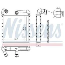 NISSENS W&auml;rmetauscher, Innenraumheizung 73943 f&uuml;r CUPRA