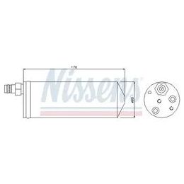 NISSENS Trockner, Klimaanlage 95363 f&uuml;r DACIA