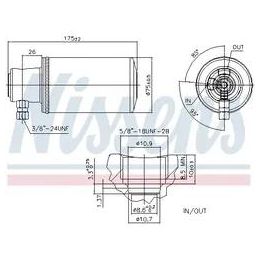 NISSENS Trockner, Klimaanlage 95229 f&uuml;r MERCEDES-BENZ