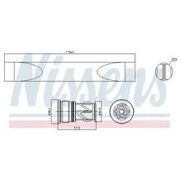 NISSENS Trockner, Klimaanlage 95620 f&uuml;r DS