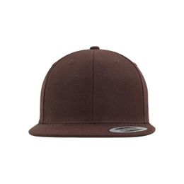 Flex Cap Flexfit "Flexfit Unisex Classic Snapback", Herren, Gr. onesize, braun, 80% Polyacryl, 20% Wolle, unifarben, Caps