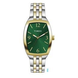 Quarzuhr Timex "CHARLOTTE", silberfarben, goldfarben, Armbanduhren, Damen, Quarzuhr, Armbanduhr, Damenuhr, Metallarmband, analog