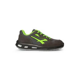 Sicherheitsschuh U-Power "Point S1P SRC" Gr. 45, grau (grau, gr&uuml;n), 45, Obermaterial: 100% Nylon NY., Schuhe