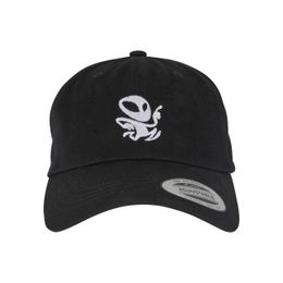 Snapback Cap MisterTee "MisterTee Alien Run Low Profile Cotton Twill", Herren, Gr. onesize, schwarz, 100% Baumwolle, bedruckt, Caps