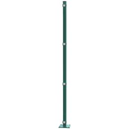 Zaunpfosten Arvotec "EASY 180", gr&uuml;n, H:189cm, Edelstahl, Kunststoff, Zaunpfosten, 6x4x189 cm f&uuml;r Mattenh&ouml;he 180 cm, zum Aufschrauben