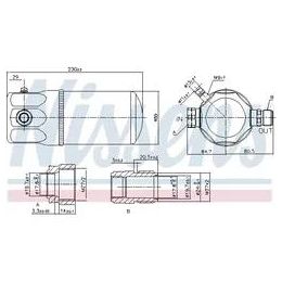 NISSENS Trockner, Klimaanlage 95165 f&uuml;r VOLVO