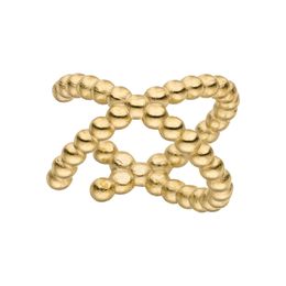Single-Ohrstecker Jobo "Ohrklemme Earcuff", gelbgold 375, Ohrringe, Damen, 12,6mm, Gelbgold 375, 375 Gold