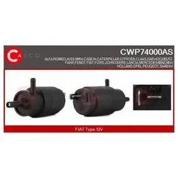 Casco Waschwasserpumpe, Scheibenreinigung cwp74000as f&uuml;r CITRO&Euml;N/PEUGEOT GENERAL MOTORS FORD FIAT VOLVO BMW DAEWOO STEYR VAG LADA CHRYSLER MERCEDES-B