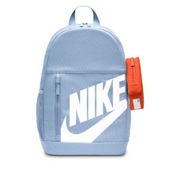 Rucksack Nike "Nike Elemental Big Kids' Backpack (20L)", hydrogen blau, orange, wei&szlig;, Rucks&auml;cke, Kinder, Obermaterial: 100% Polyester, Rucksack, f&uuml;r Kinder, mit 20 Liter Volumen, mit gro&szlig;em Hauptfach