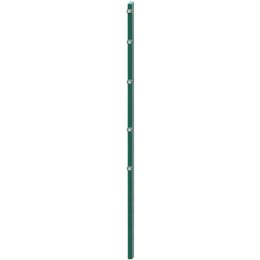 Zaunpfosten Arvotec "EXCLUSIVE 200", gr&uuml;n, H:260cm, Edelstahl, Kunststoff, Zaunpfosten, 6x4x260 cm f&uuml;r Mattenh&ouml;he 200 cm, zum Einbetonieren