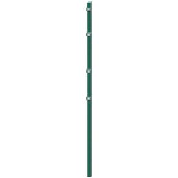 Zaunpfosten Arvotec "ESSENTIAL 140", gr&uuml;n, B:4cm H:200cm, Edelstahl, Kunststoff, Zaunpfosten, 4x4x200 cm f&uuml;r Mattenh&ouml;he 140 cm, zum Einbetonieren