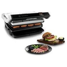 Kontaktgrill Tefal "OptiGrill Elite XL, sp&uuml;lmaschinengeeignete Platten", schwarz (edelstahlfarben, schwarz), B:37,5cm H:22,9cm T:48,1cm, Kontaktgrill_Standgrill_Tischgrill_Teppanyakigrill, Countdown zum Grillergebnis, Grillboost f&uuml;r Grillstreifen, GC760D