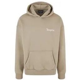 Kapuzenpullover DROPSIZE "Dropsize Herren Heavy Oversize Embo Hoodie", Herren, Gr. XS, weatherotteak, 70% Baumwolle, 30% Polyester, mehrfarbig, oversize, ohne Ausschnitt, Pullover Kapuzenpullover