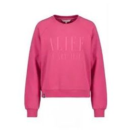 alife and kickin Sweatshirt ALIFE & KICKIN "Damen ThyraAK P Rundhalspullover, Sweatshirt", Damen, Gr. S, hot pink, 60% Baumwolle, 40% Polyester, Sweatshirts Sweatshirt