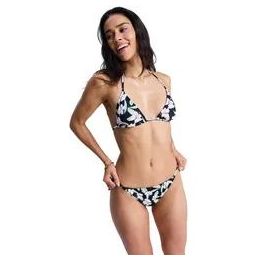 Bikini-Hose Roxy "Printed Essentials TS Classic", Damen, Gr. M, US-Gr&ouml;&szlig;en, anthrazit spring charming sma, Obermaterial: 85% Microfaser, 15% Elasthan;, Badehosen Bikini-Hose