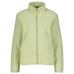 alife and kickin Fellimitatjacke ALIFE & KICKIN "Damen LysannAK T &Uuml;bergangsjacke, Jacke", Damen, Gr. L, mint gr&uuml;n, 100% Polyester, Jacken, mit Stehkragen aus Teddyfleece und weichem Materialmix