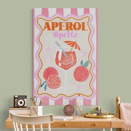 Akustikbild Aperol Spritz mit Streifen