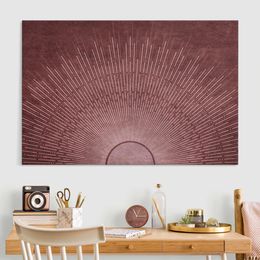 Akustikbild Boho Japan Sonne