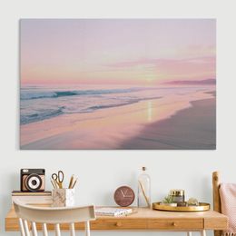 Akustikbild Pastellfarbener Sonnenuntergang Kalifornien