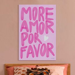 Akustikbild More Amor Por Favor Pink