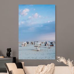 Akustikbild Strandk&ouml;rbe an der Nordsee