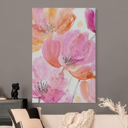 Akustikbild Aquarell Bl&uuml;tentraum Rosa