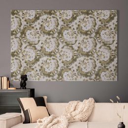 Akustikbild Batik auf Leinwand Struktur
