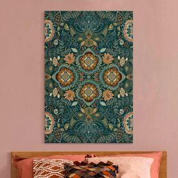 Akustikbild Detailliertes Boho Muster in Gr&uuml;n