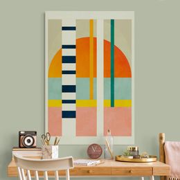 Akustikbild Bunter Halbkreis in Pastell