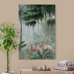 Akustikbild Flamingos im Dschungel