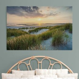 Akustikbild Langeoog D&uuml;nen bei Sonnenuntergang