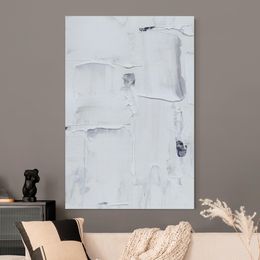 Akustikbild Pinselspuren in Wei&szlig;