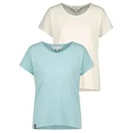 alife and kickin Rundhalsshirt ALIFE & KICKIN "Damen SofiaAK A Kurzarmshirt, Shirt", Damen, Gr. S, ice, wei&szlig;, 100% Baumwolle (Bio), Shirts Rundhalsshirt, leichtes Sommer-Top aus Bio-Baumwolle mit Rundhals