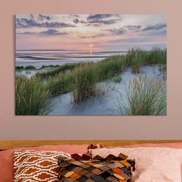 Akustikbild Langeoog K&uuml;stenlandschaft im Abendlicht