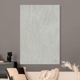 Akustikbild Zen-Farbstruktur in Wei&szlig;
