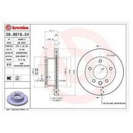 MAGNETI MARELLI Bremsscheibe 360406085700 innenbel&uuml;ftet-Bel&uuml;ftung mit tropfenf&ouml;rmigen Fl&uuml;geln 276mm 22mm f&uuml;r MERCEDES-BENZ