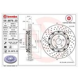 MAGNETI MARELLI Bremsscheibe 360406128303 innenbel&uuml;ftet-Bel&uuml;ftung mit tropfenf&ouml;rmigen Fl&uuml;geln 380mm 36mm f&uuml;r MERCEDES-BENZ