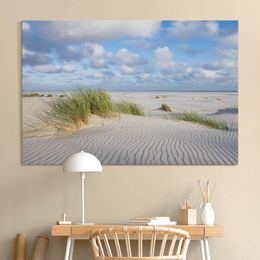 Akustikbild Amrum Wellen im Nordseesand