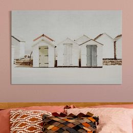 Akustikbild Aquarell Strandh&auml;user