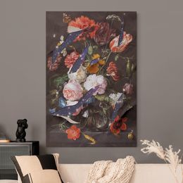 Akustikbild Blumen mit Galaxie