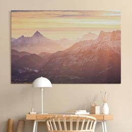 Akustikbild Berchtesgadener Alpen im Abendlicht