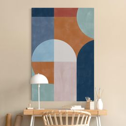 Akustikbild Bunte Bauhaus Abstraktionen II