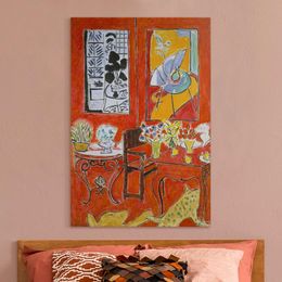Akustikbild Henri Matisse - Gro&szlig;es rotes Interieur