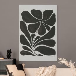 Akustikbild Schwarze Matisse Bl&uuml;ten