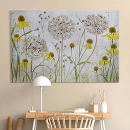 Akustikbild Allium und Helenium Illustration