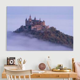 Akustikbild Hohenzollernburg im Morgennebel
