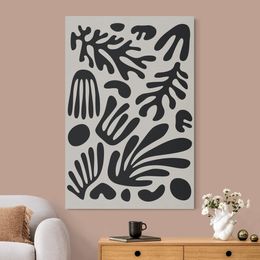 Akustikbild Matisse in Schwarz-Wei&szlig;